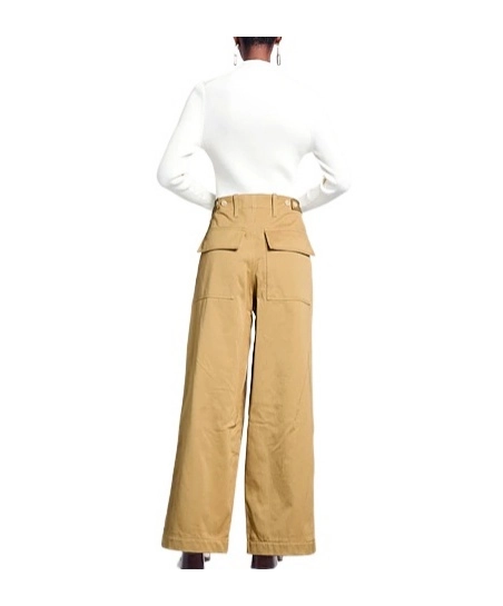 Marni High Waisted Embroidered Wide Leg Trousers