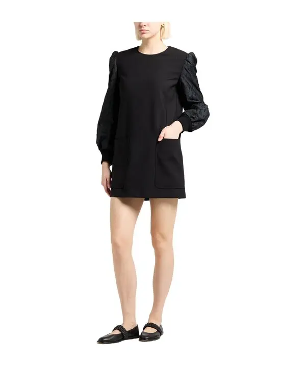 Max Mara Solid-color Long-sleeved Dress