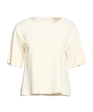 Max Mara Minimalist Solid Color Knit Short-sleeve Top