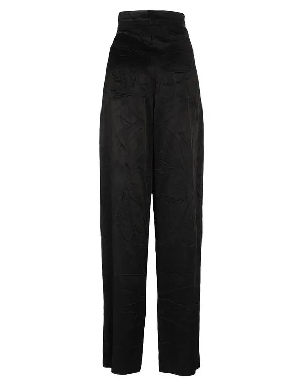 Balenciaga High-waisted Satin Wide-leg Trousers