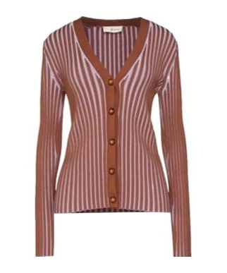 Tory Burch Two-tone Lightweight Knit Top