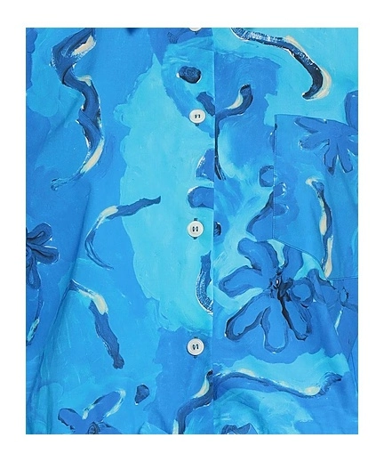 Marni Floral Print Long Sleeve Shirt