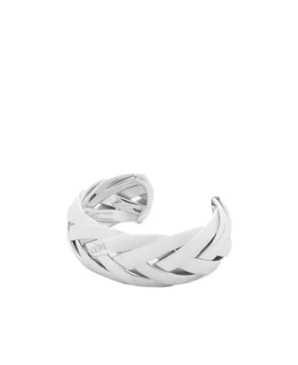 Loewe Large Braided Sterling Silver Cuff