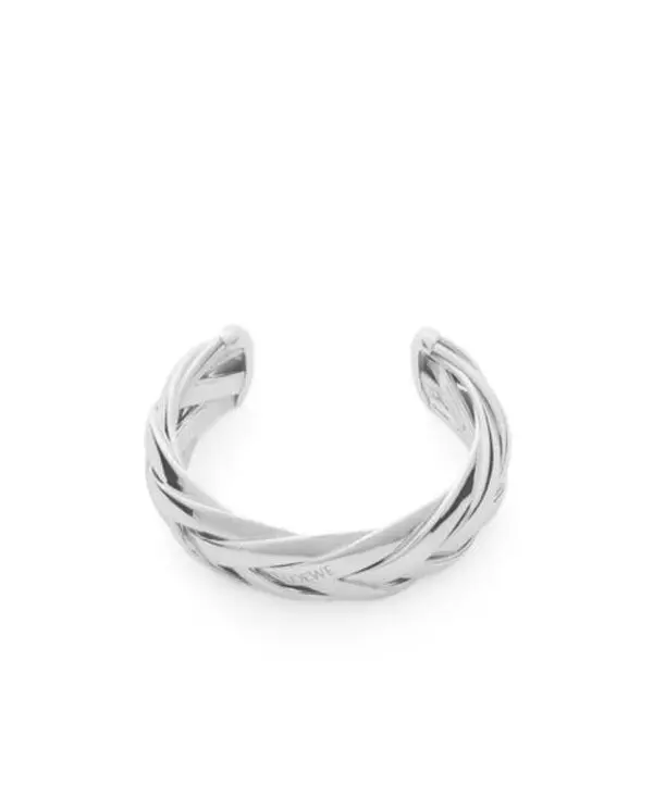 Loewe Large Braided Sterling Silver Cuff