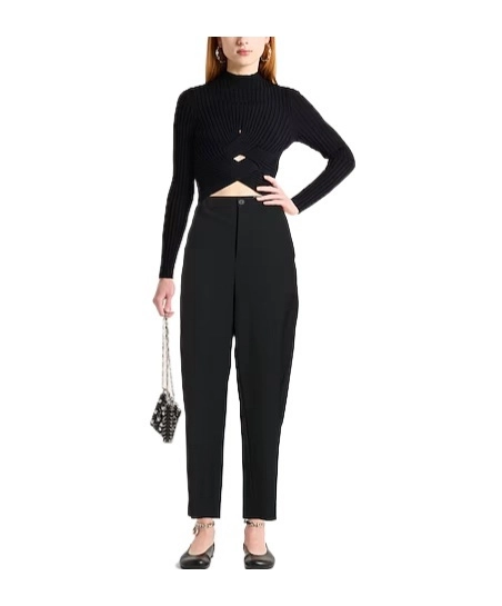 Marni High Waist Stretch Tapered Trousers