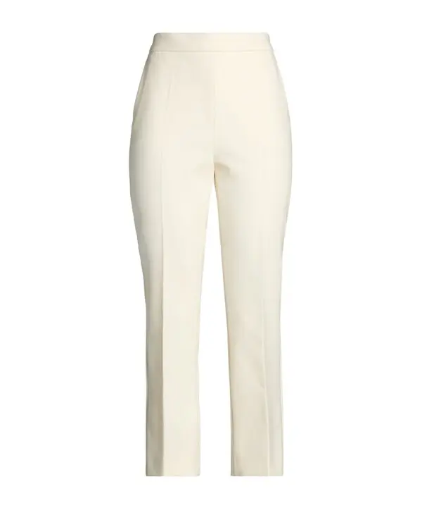 Max Mara Solid Color Stretch Bootcut Pants