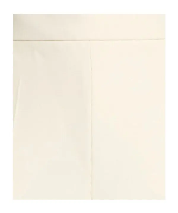 Max Mara Solid Color Stretch Bootcut Pants