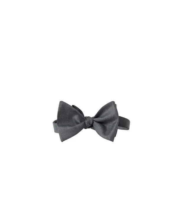 Brunello Cucinelli Mélange-effect Bow Tie - Neutral Density