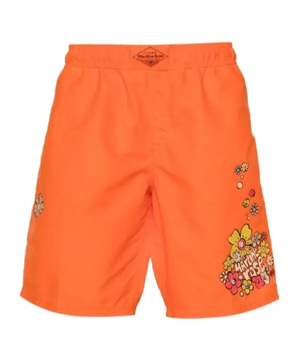 Martine Rose Floral Print Swim Shorts