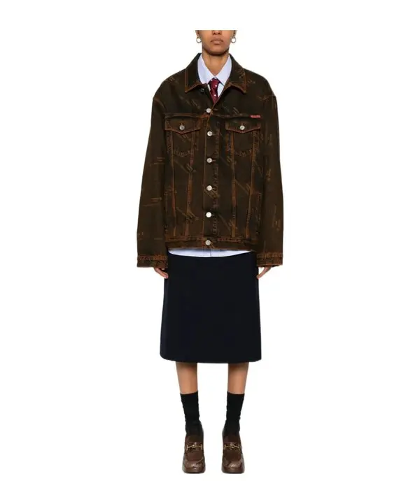 Martine Rose Button-up Denim Jacket