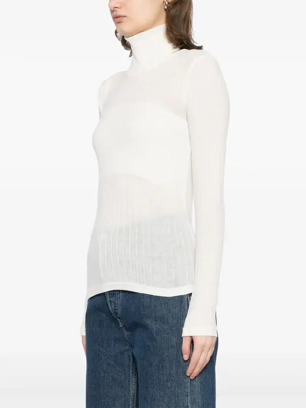 A.p.c. High Neck Long Sleeve Top