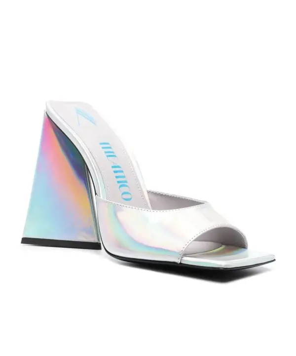 Attico Devon 115mm Iridescent Mules