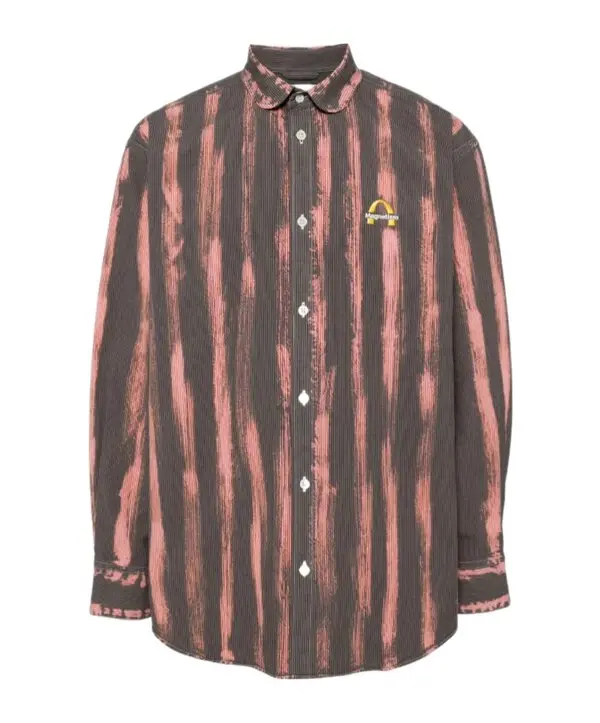 DOUBLET Striped Shirt - Black