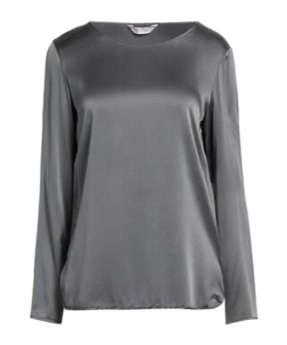 Max Mara Minimalist Solid-color Crew Neck Versatile T-shirt