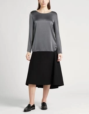 Max Mara Minimalist Solid-color Crew Neck Versatile T-shirt