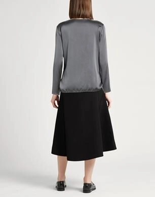 Max Mara Minimalist Solid-color Crew Neck Versatile T-shirt