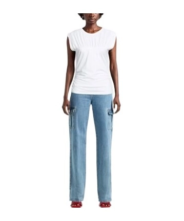 Rag & Bone Gathered Jersey T-shirt