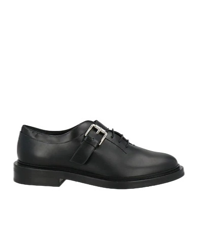 Max Mara Glossed-leather Lace-up Shoes