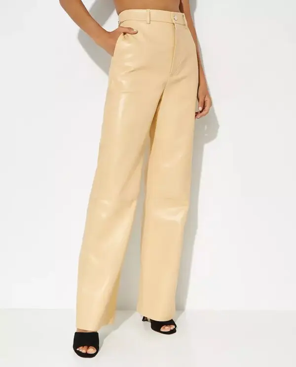 Nanushka High-waist Straight Trousers