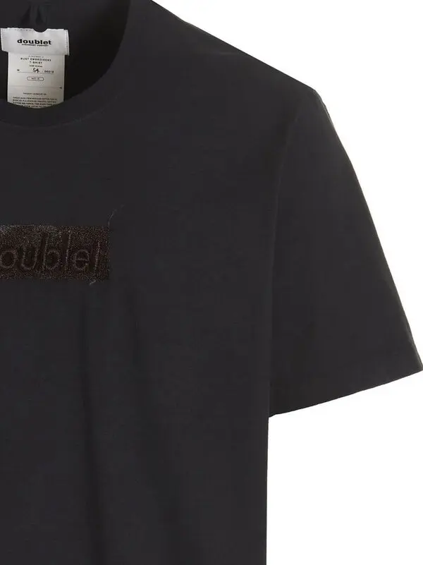 DOUBLET Logo-patch Organic Cotton T-shirt