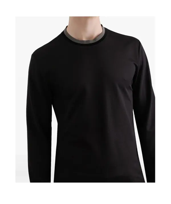 Dolce & Gabbana Contrast-trim Long-sleeve T-shirt