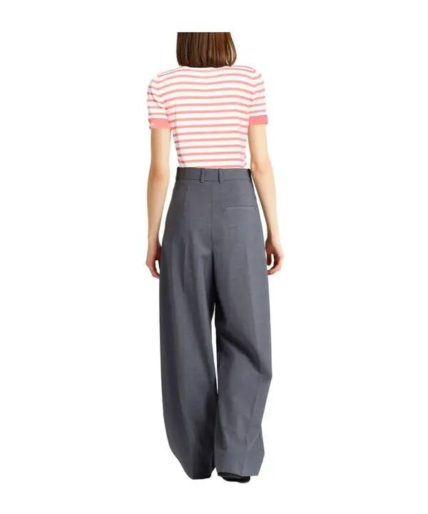 Max Mara Striped Knit Short-sleeve T-shirt