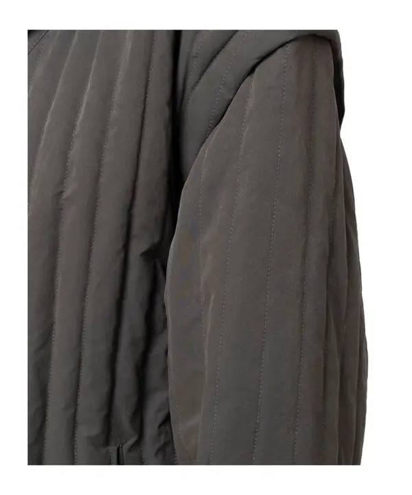 Nanushka Quilted Belted Jacket - Black