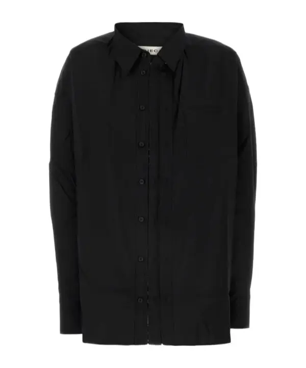 Y/project Poplin Shirt With Hook-and-eye Closure