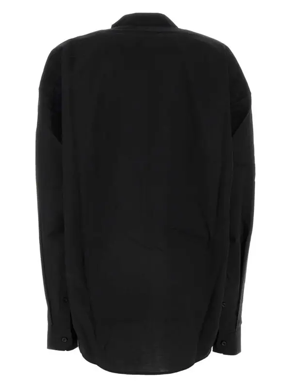 Y/project Poplin Shirt With Hook-and-eye Closure