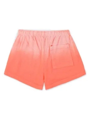 SPORTY  RICH Sporty & Rich Serif Logo Tie & Dye Shorts