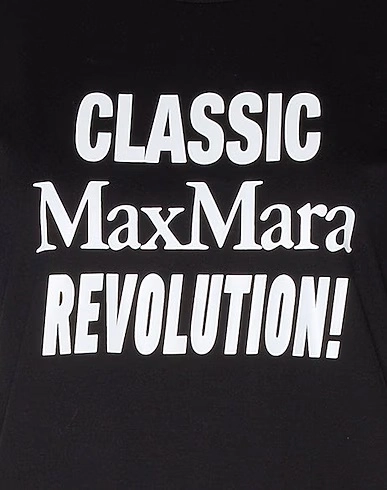 Max Mara Short Sleeve Printed T-shirt - Black