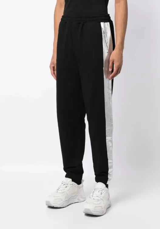 Helmut Lang Metallic-detail Track Pants