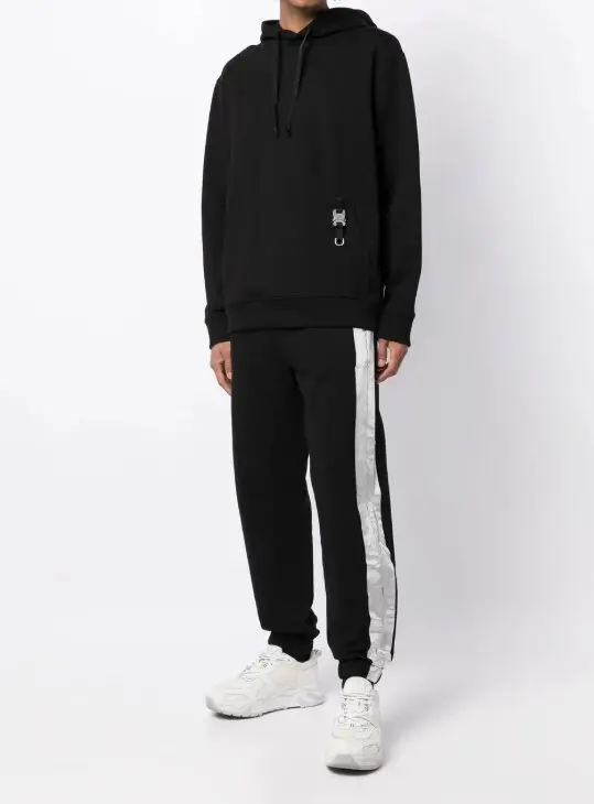 Helmut Lang Metallic-detail Track Pants