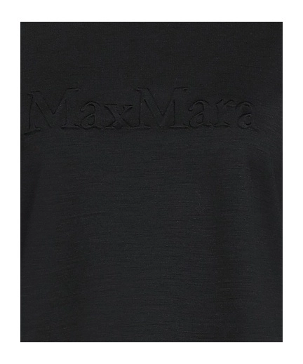 Max Mara Logo Print T-shirt - Black