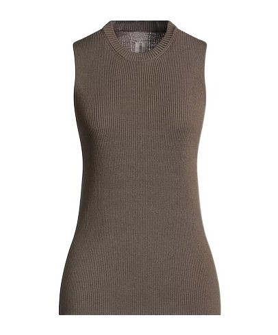 Rick Owens Minimalist Solid Wool Knit Vest