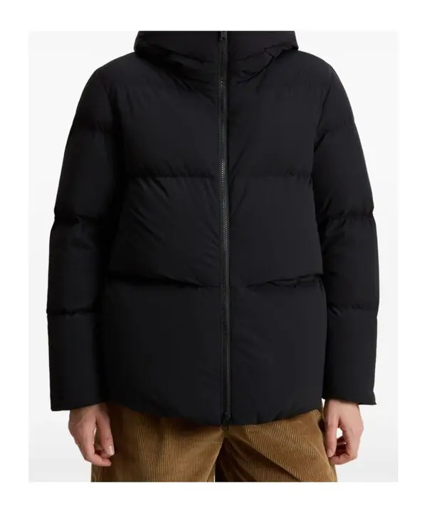 Woolrich Quilted Down Puffer Jacket With Hood