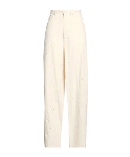 Marni Loose-fit Jeans With Appliqués - White