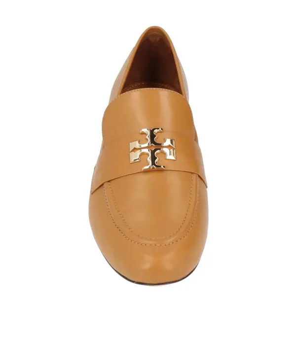 Tory Burch Leather Loafers With Embellished Logo