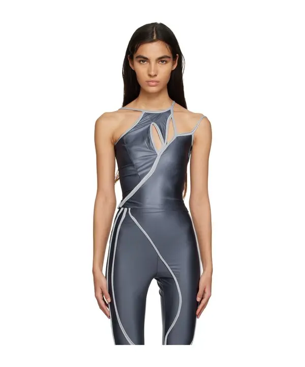 Ottolinger Cut-out Vest Top - Gray