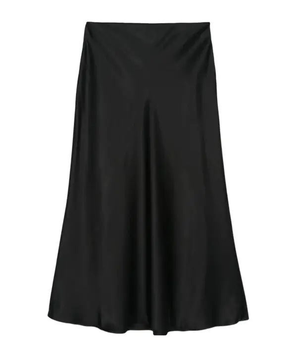 Nanushka Satin Midi Skirt