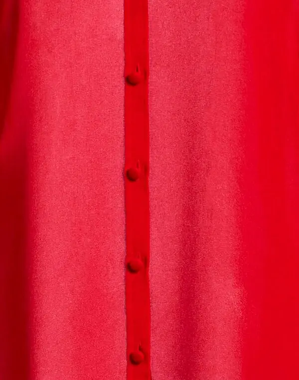 Tory Burch Long Sleeve Chiffon Blouse