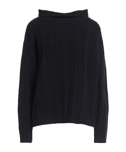 Max Mara Solid Turtleneck Knit Sweater - Black