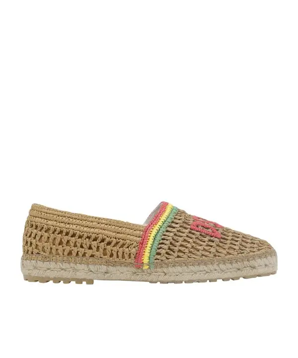 Dsquared2 Logo Embroidered Flat Espadrilles