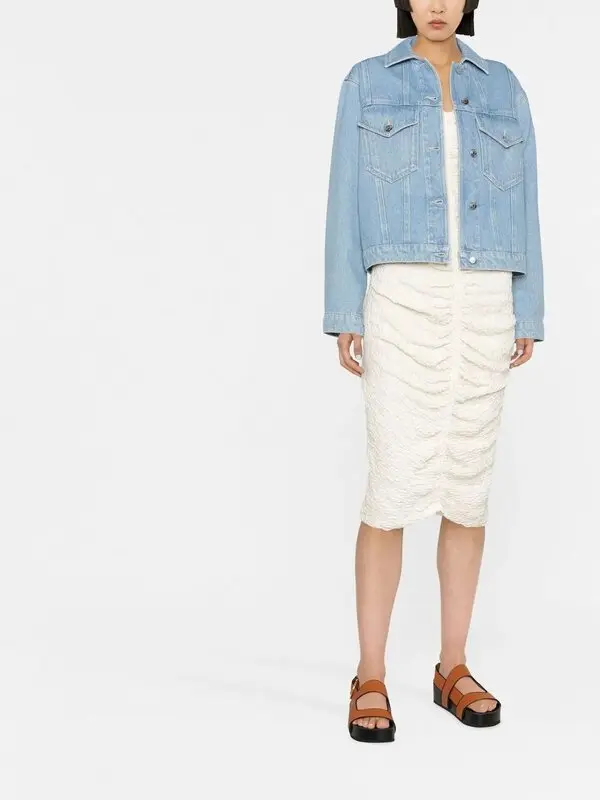 Nanushka Light Wash Denim Jacket