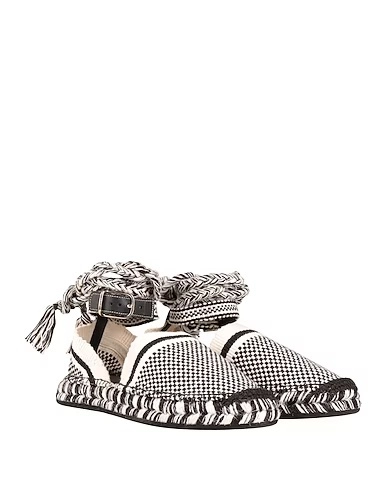 Chloé Flat Espadrille Sandals With Ankle Ties