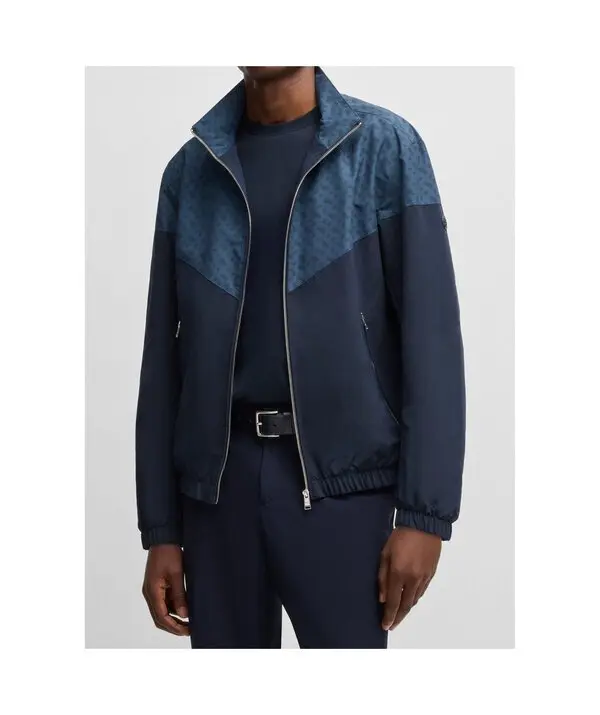 Hugo Boss High Collar Long Sleeve Casual Jacket