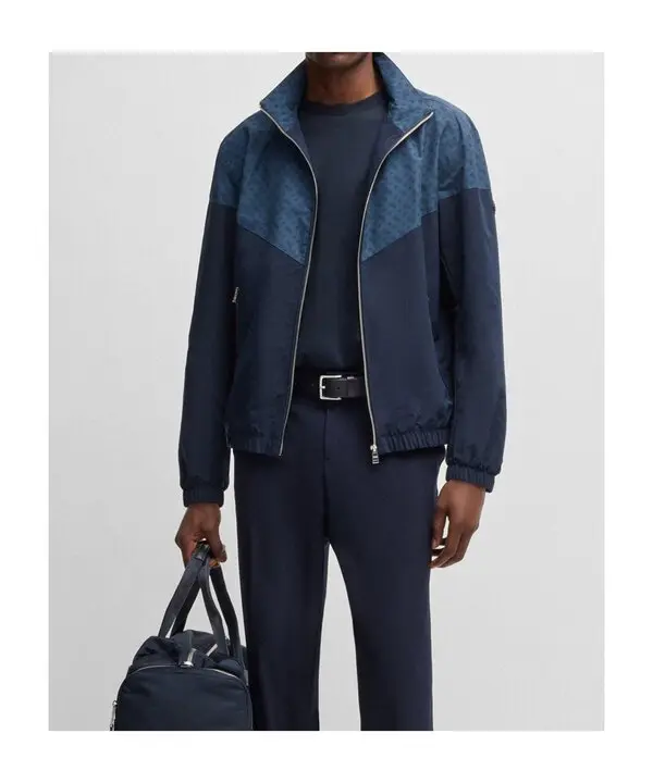 Hugo Boss High Collar Long Sleeve Casual Jacket