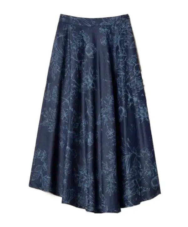 TWINSET X Myfo Denim Skirt