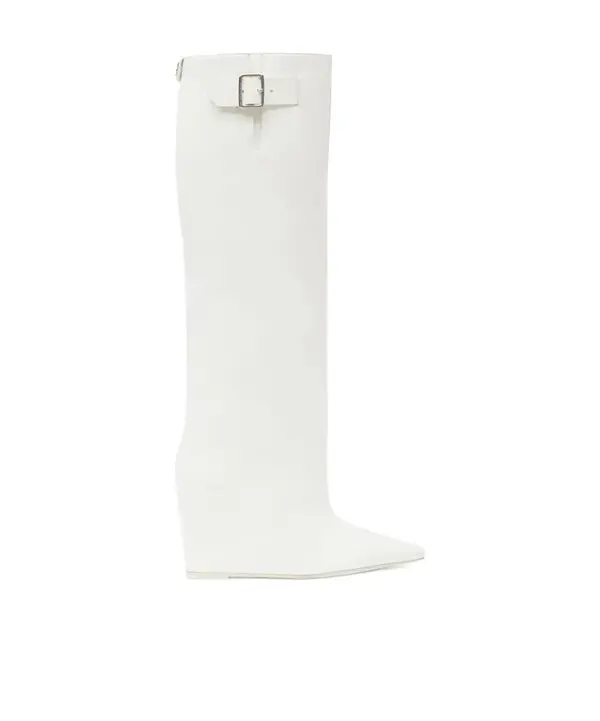 COURREGES Astro Leather Boots - White