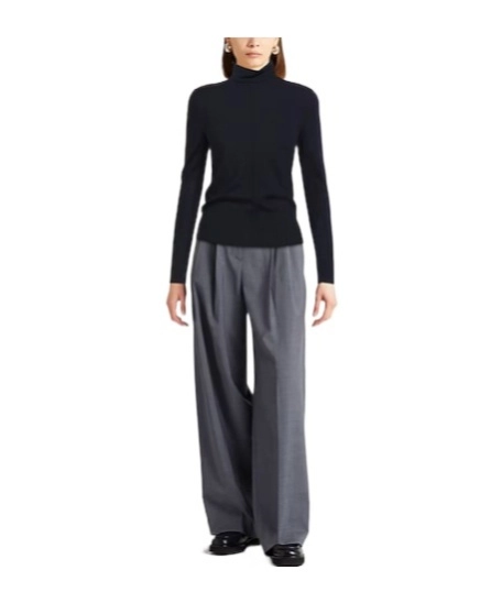 Chloé Long-sleeve Wool Turtleneck Top